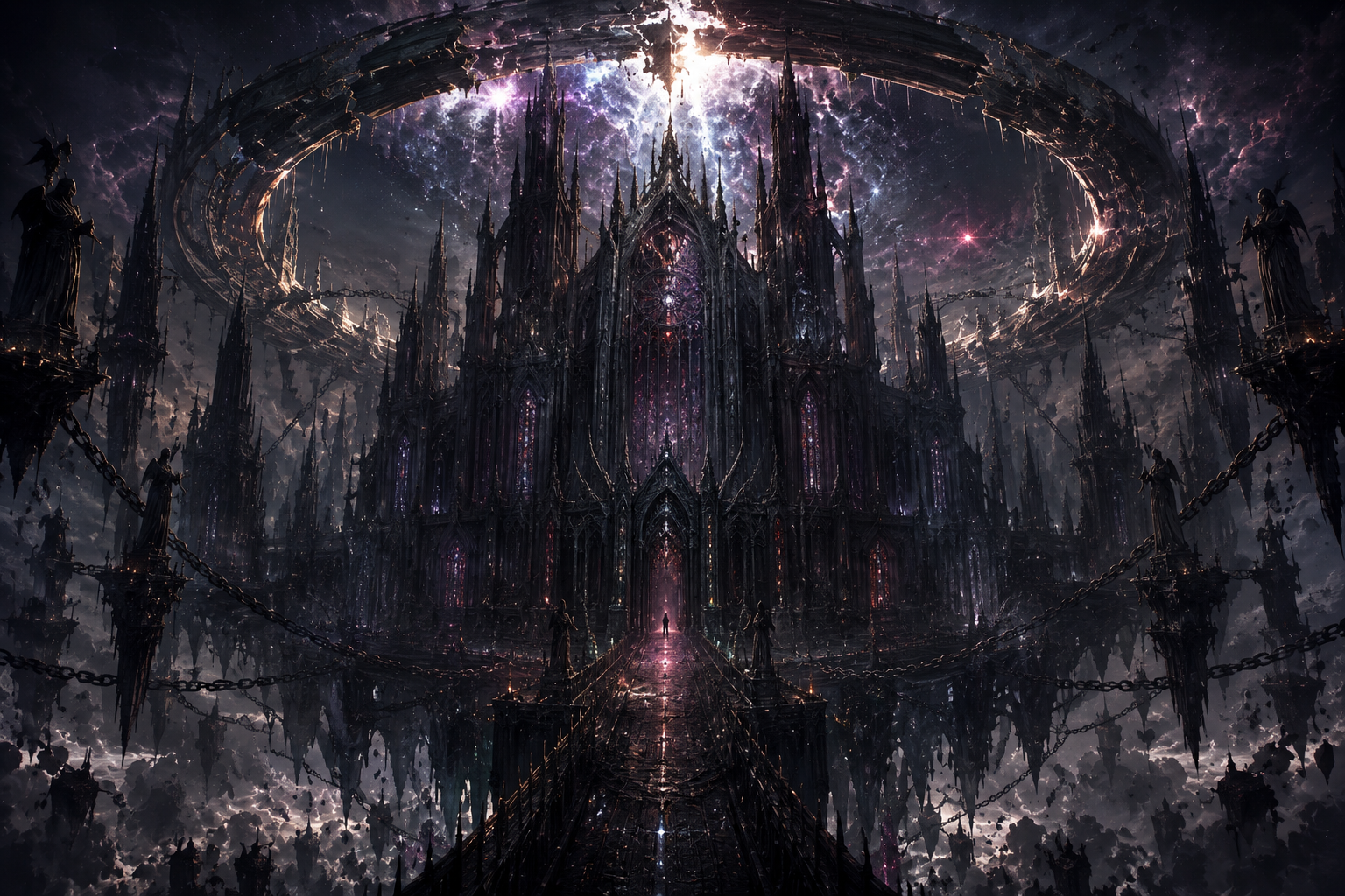 The Cathedral of Madness - Concept Pixel Art by GareBearProductionz