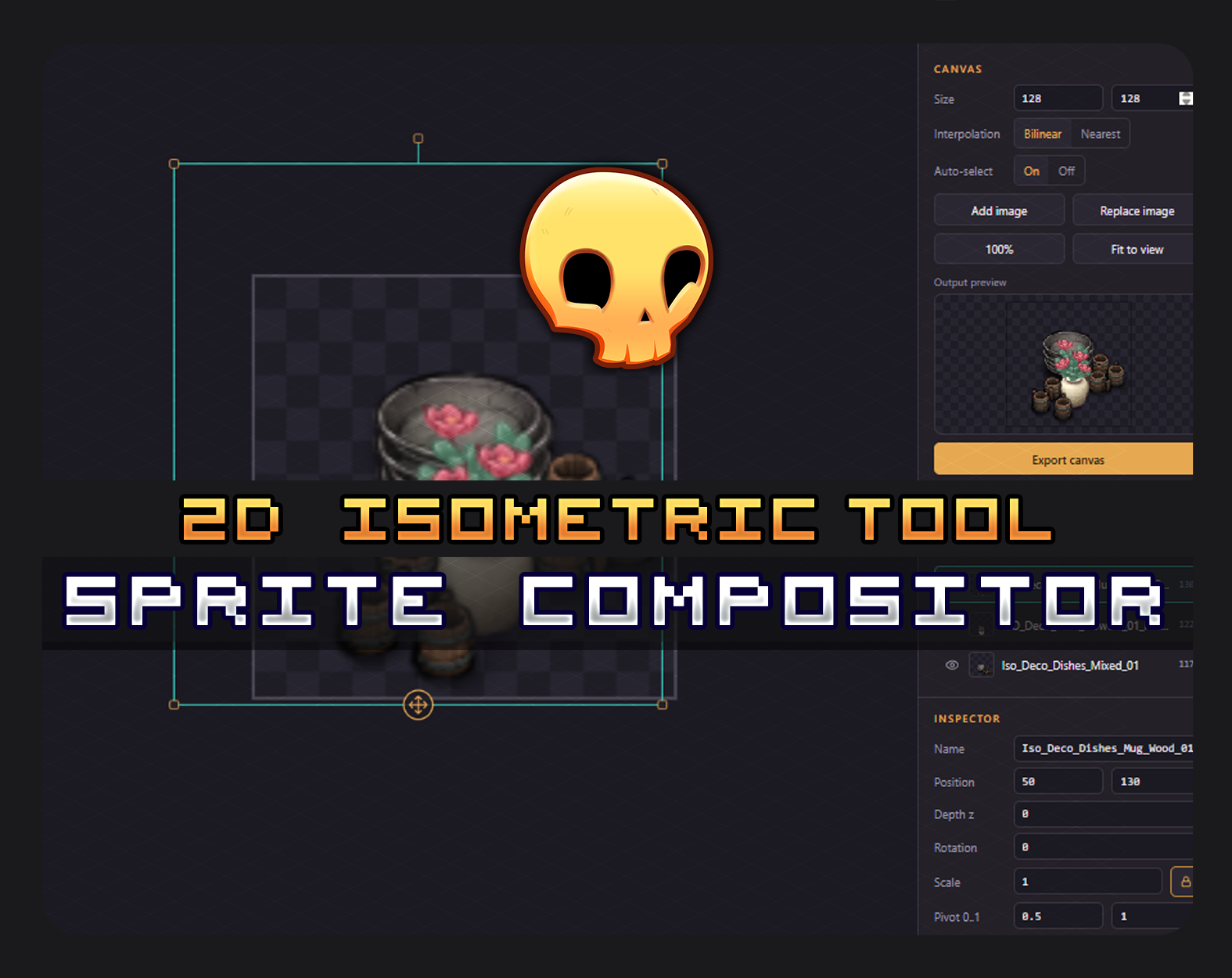 Tool: Isometric Sprite Compositor (Beta) by Golden Skull Art