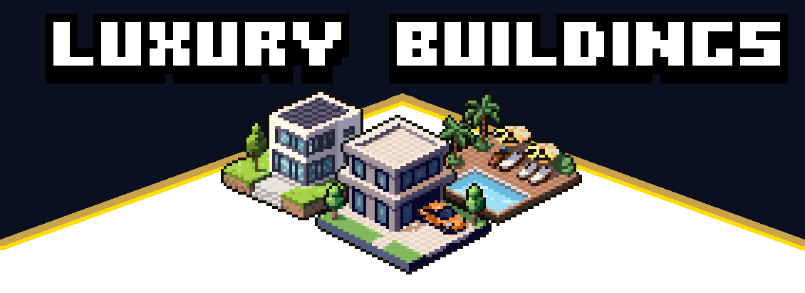 Luxury Buildings — 50 Isometric Buildings | 64x64 by NinjaGame_Dev