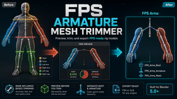 FPS Armature Mesh Trimmer by Byte Bard