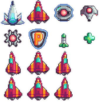 SRSS - Super Red Ship Shooter by Caetano Silva