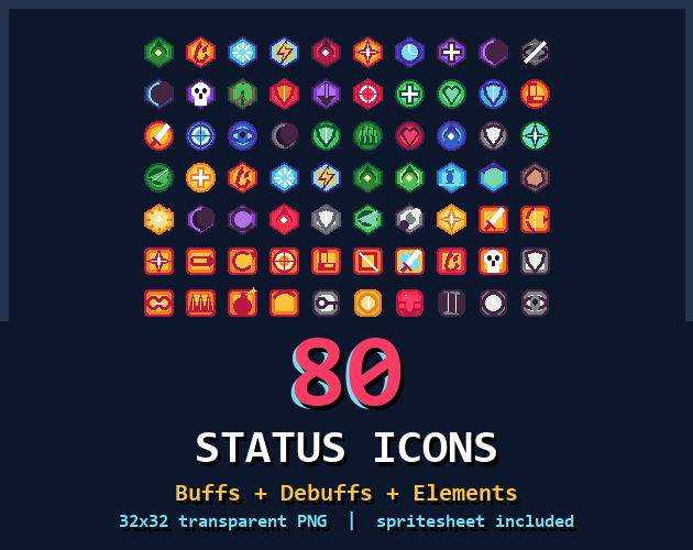 Status Effect Icons by NKMStudio