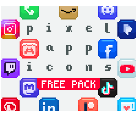 Update: Version 1.1 - Pixel App Icons: Brands by onepixelmore