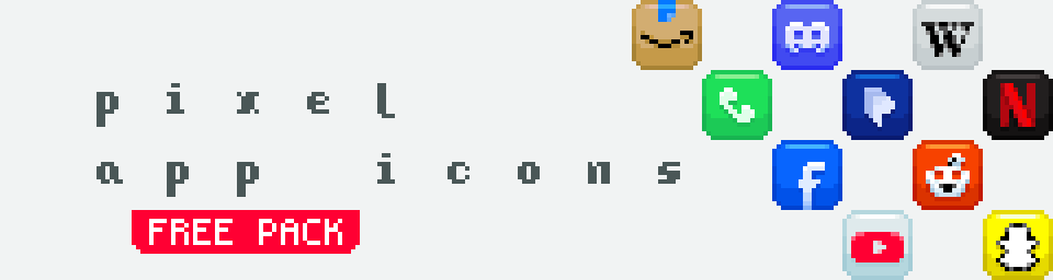 Update: Version 1.1 - Pixel App Icons: Brands by onepixelmore