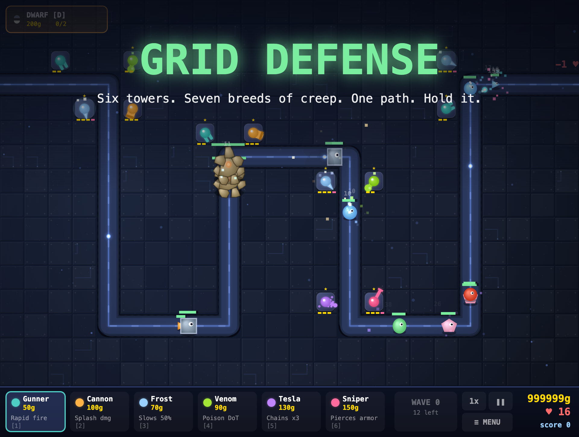 Grid Defense by borntoeatt