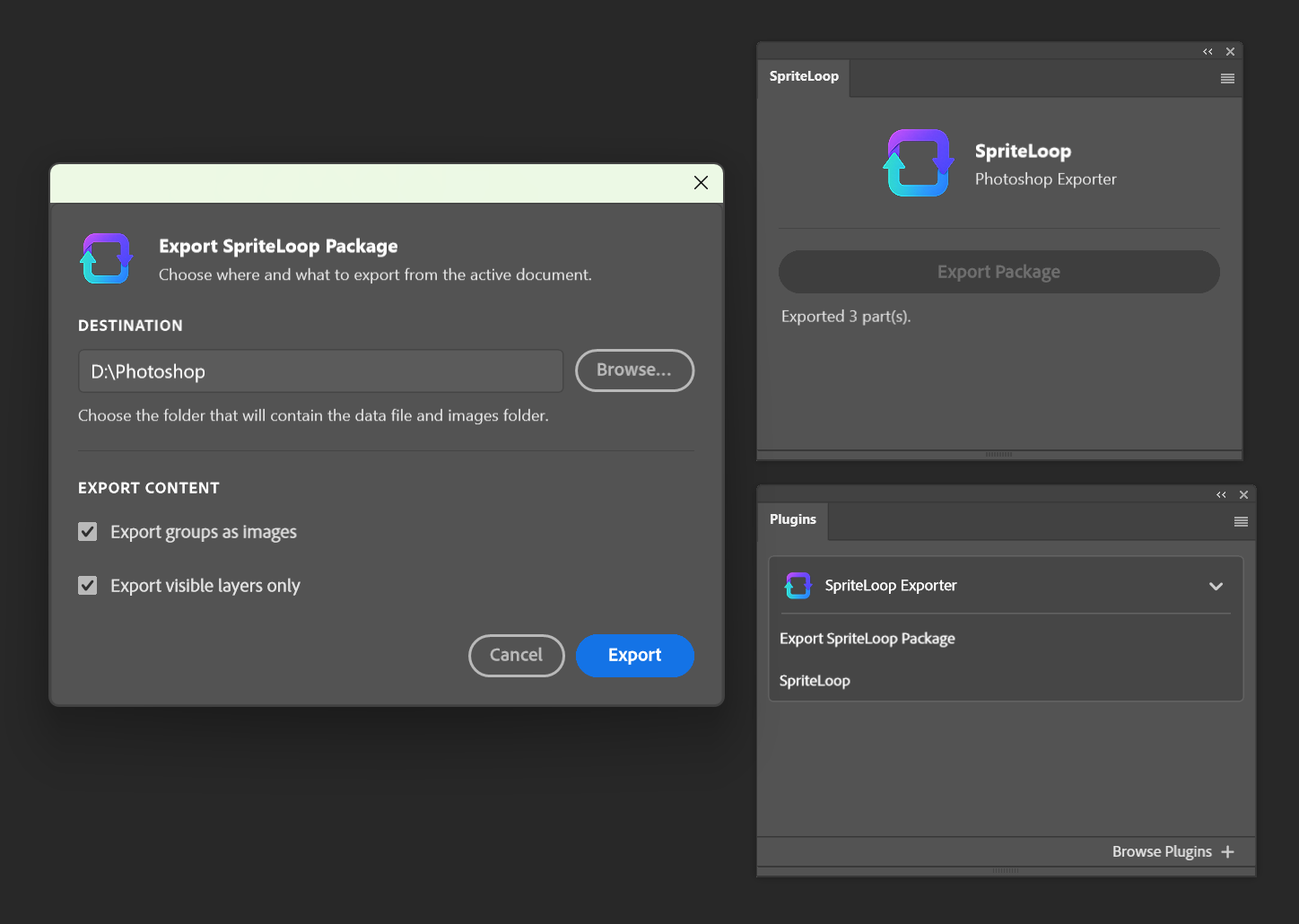 SpriteLoop 0.11.0 - Start screen, and Import Data - SpriteLoop by ...