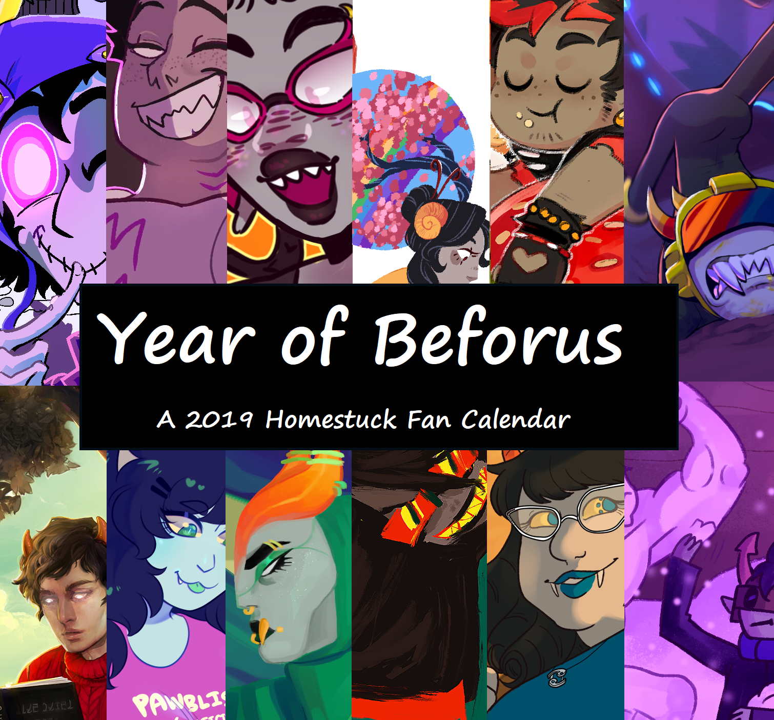 Year of Beforus: A 2019 Homestuck Fan Calendar by YoitsCro