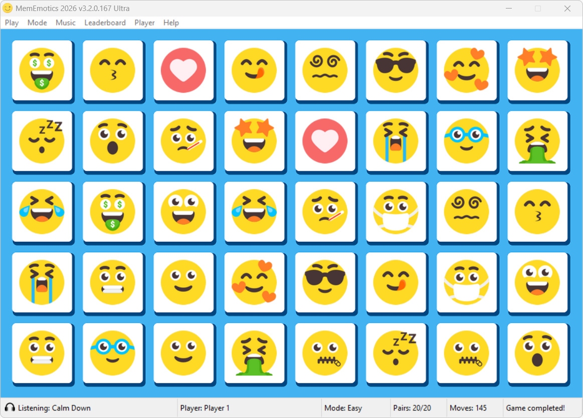 MemEmotics - A memory style puzzle game to find emoji pairs - Release ...