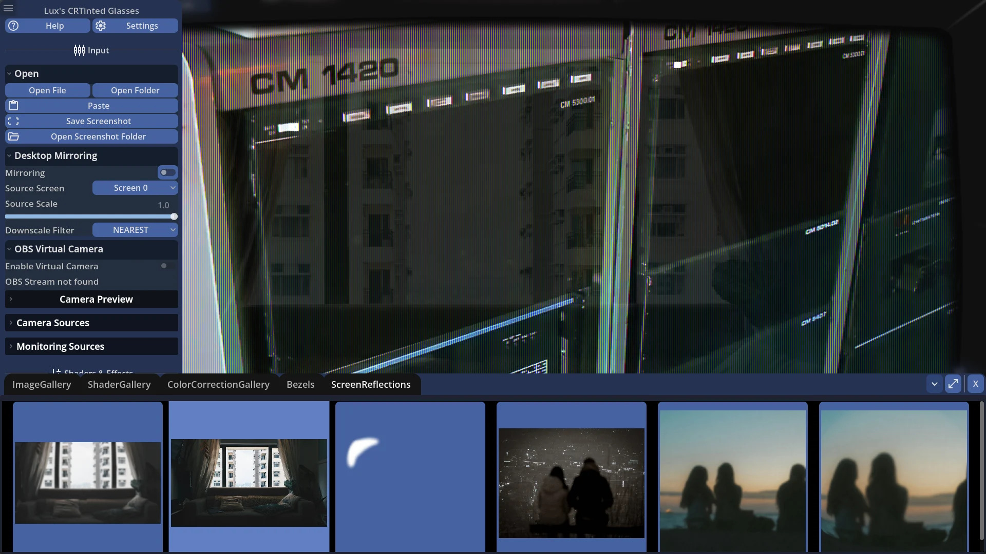 CRTinted Glasses 1.6.0 Huge amount of tiny changes, and Shader Presets ...
