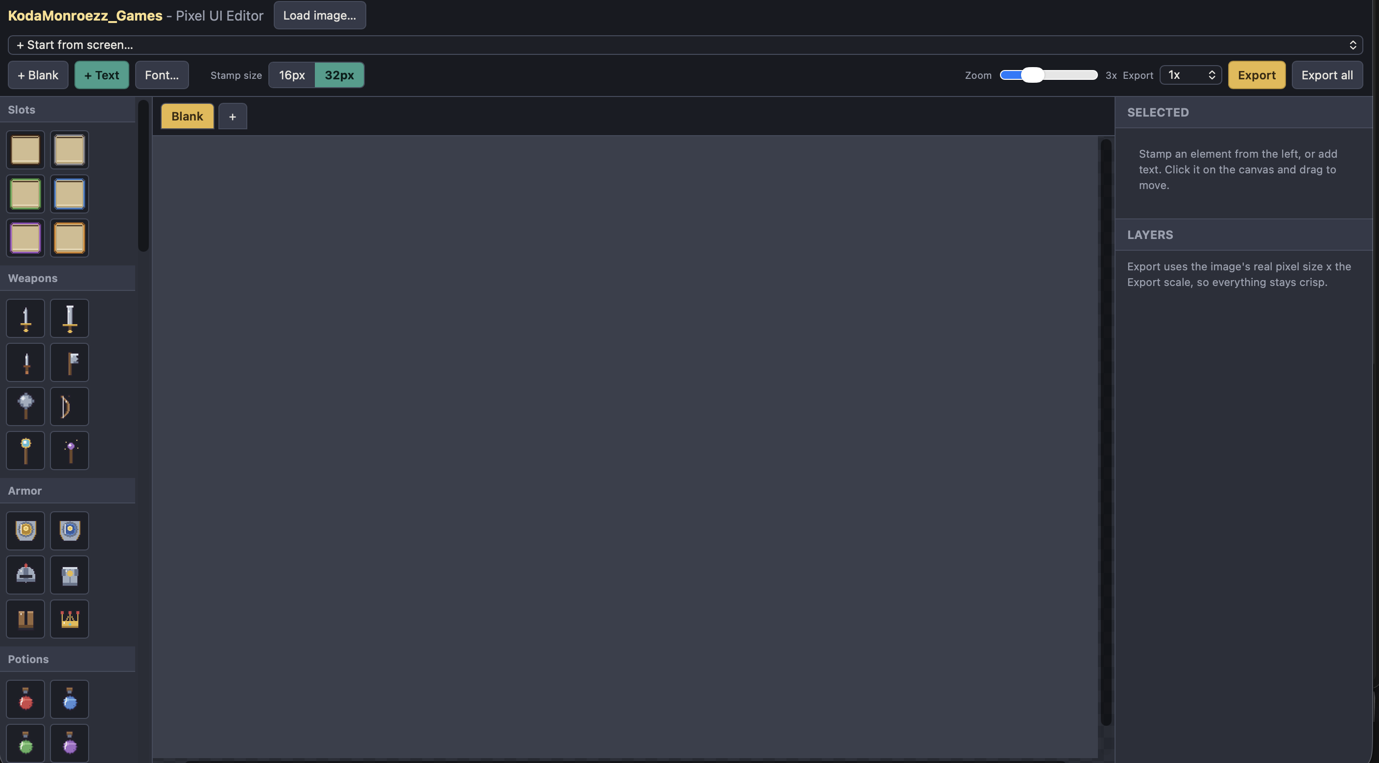 RPG Screen Kit + Editor - Fully Customizable UI by KodaMonroezz_Games