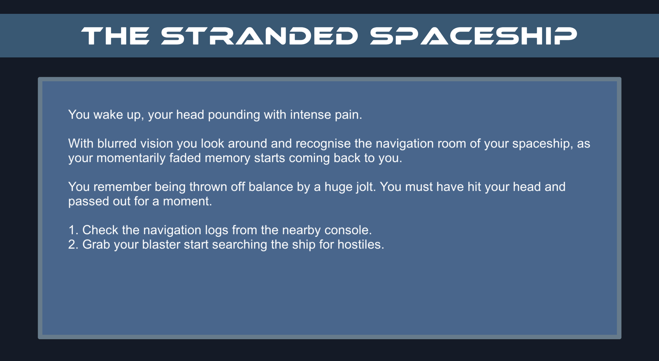 The Stranded Spaceship by Rafael Gonzalez