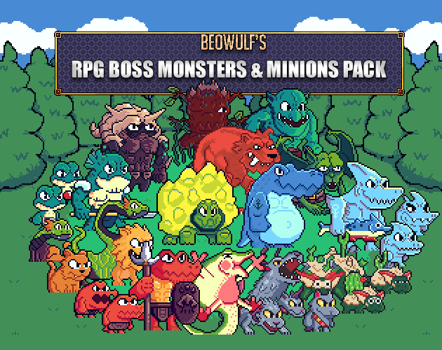 RPG Monsters & Minions HUGE Pack by Beowulf