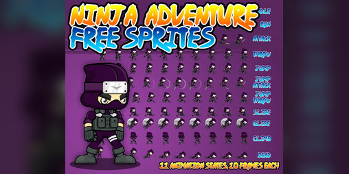 Ninja Adventure - Free Sprites by pzUH
