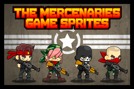 The Mercenaries - Game Sprites by pzUH