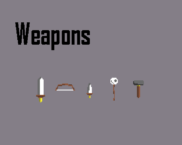 WEAPONS - Basic Weapons by Broccoli