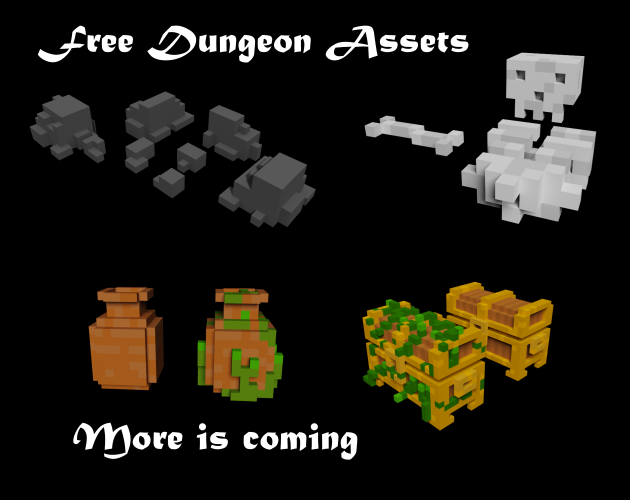 Voxel Dungeon Assets by Donut Studio
