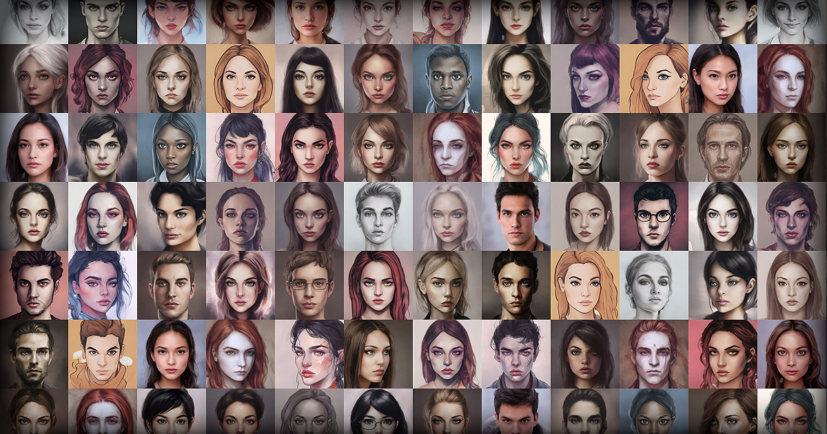 Character Portrait Mega Pack #2 • 1500+ hi-res portraits! by Infinity PBR