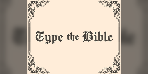 Type the Bible by Niv