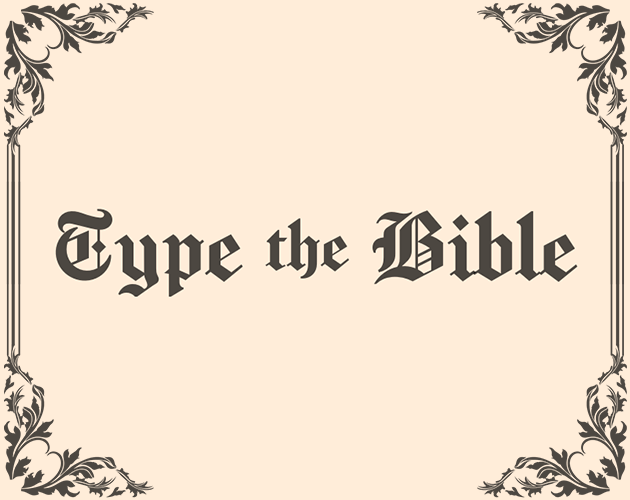 Type the Bible by Niv