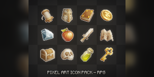 Pixel Art Icon Pack - RPG by Cainos