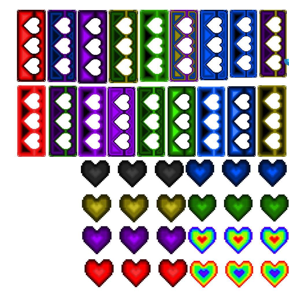 (Free) Life Hearts (Animated) - Full w/Borders + Variants by ...