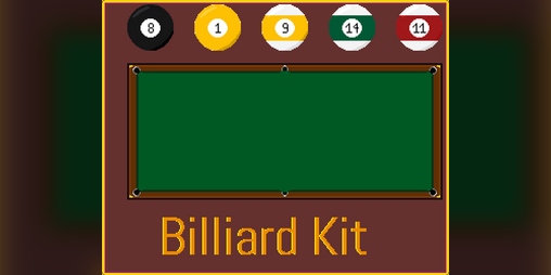 Billiard Kit Pixel Art by LucaPixel