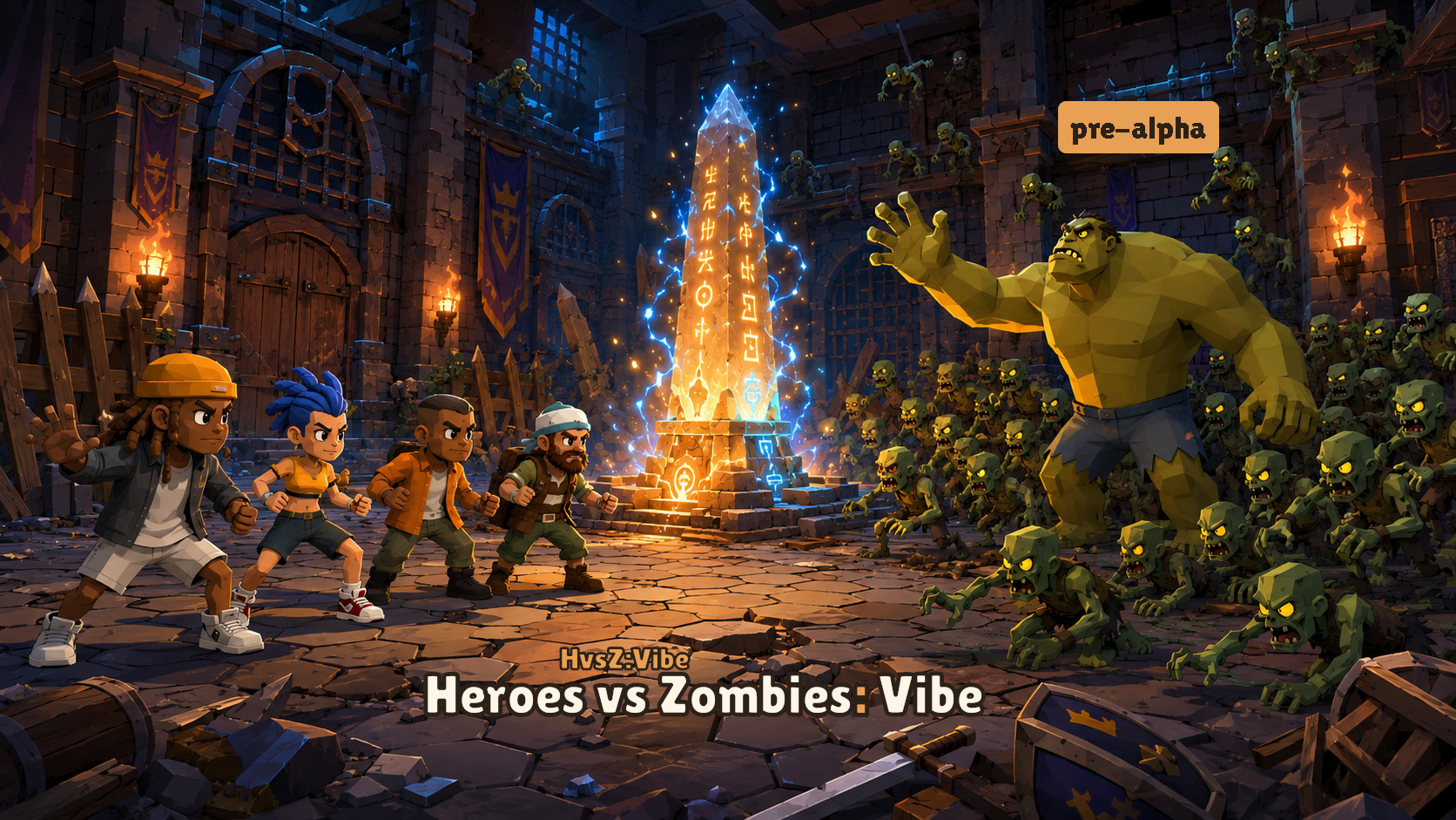 Heroes vs Zombies: Vibe by Pixel Family