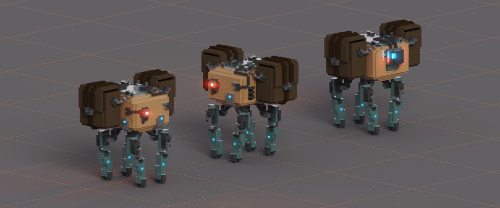 Voxel Robot assets for free by monogon