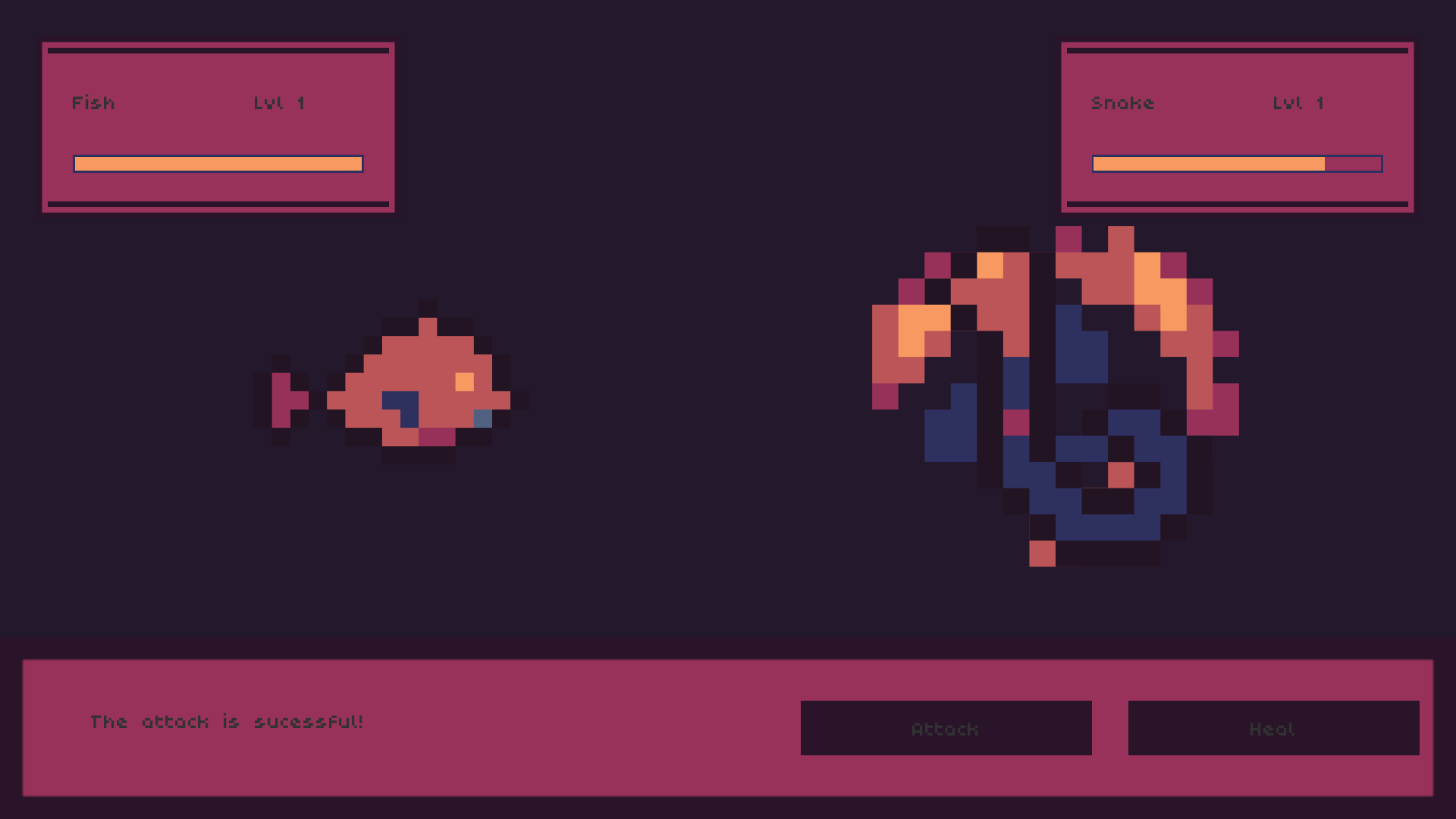 Fish vs Snake by Klinsmann Hengles