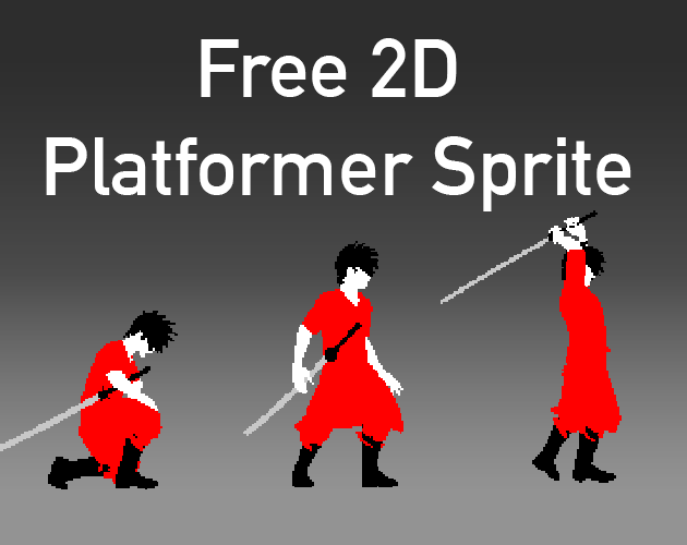 Free 2D Platforming Character by 10KStudios