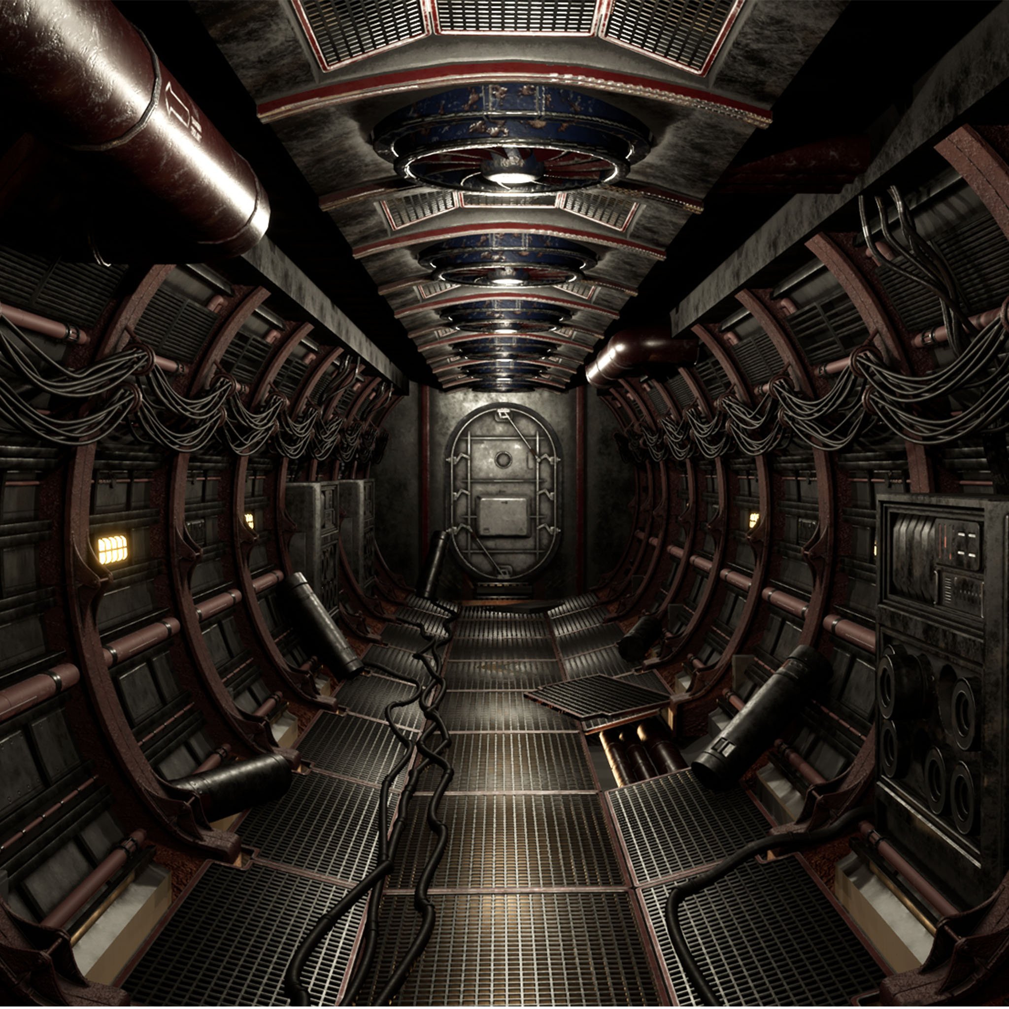 Sci Fi Corridor by Joe Edwards for SFASX: Environment Art - itch.io