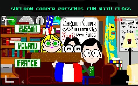 Sheldon Cooper presents Fun with Flags by Munguía
