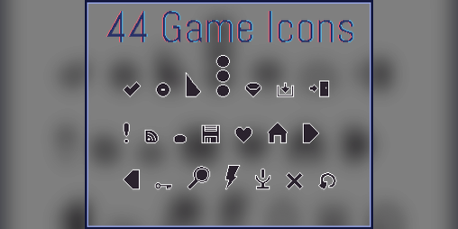 Pixel art Game Icons by LucaPixel