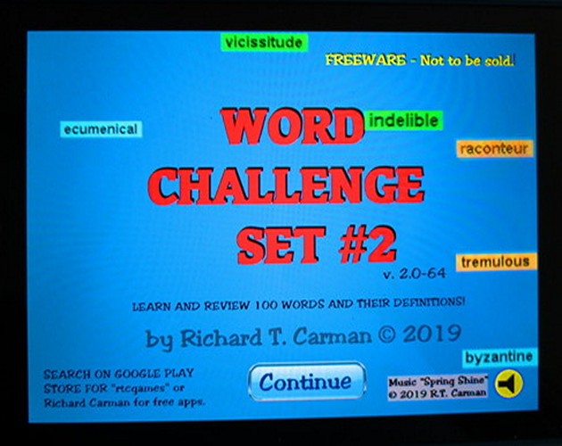 Word Challenge - Set 2 by rtcgames