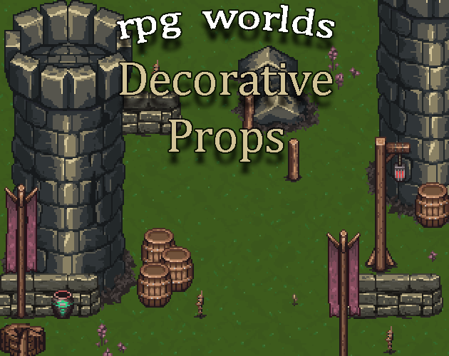 RPG Worlds Decorative Props by Szadi art.