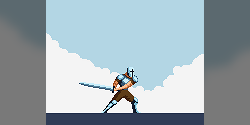 Pixel Art Warrior for Platformer Games by pixelvspixel