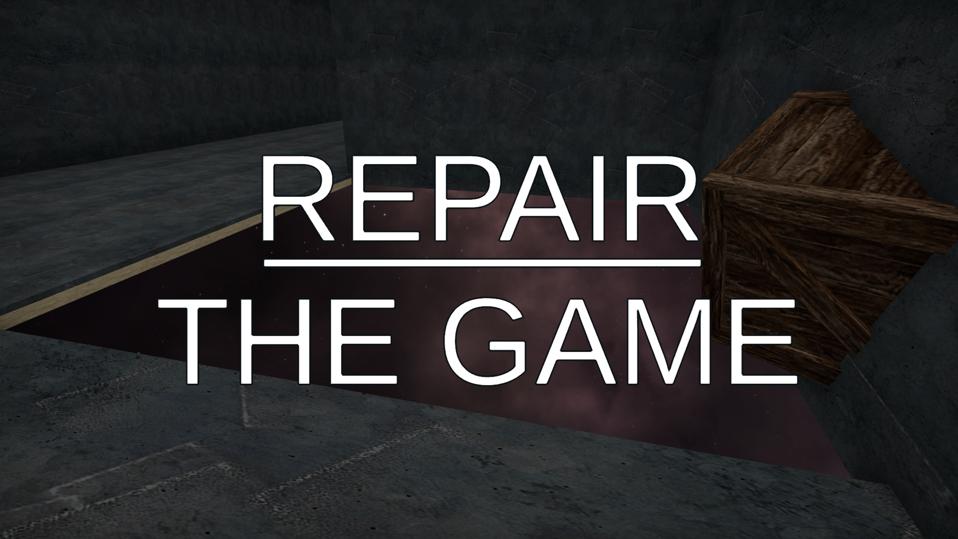 REPAIR THE GAME by Ahmet Zahit Dönmez