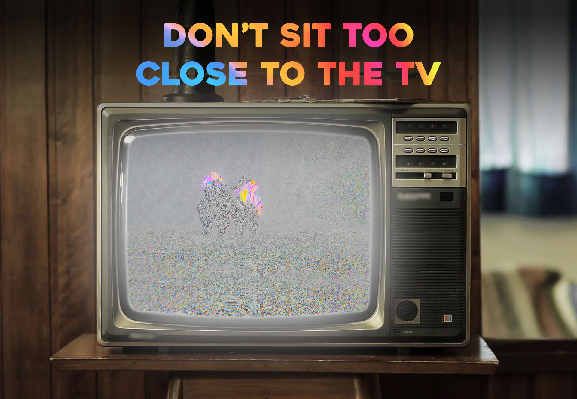 Don't Sit Too Close To The TV by Mo-AK