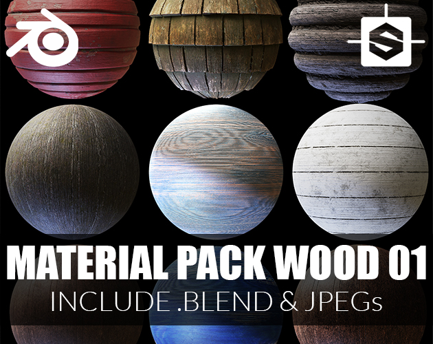 Texture Pack: Wood 01 Variations by JulioVII