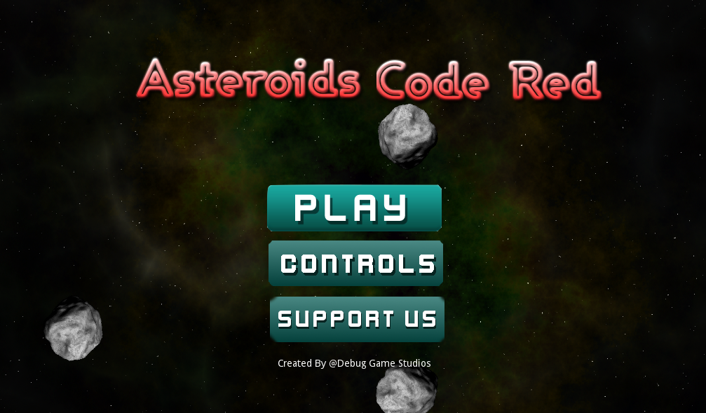 Asteroids Code Red by Debug Game Studios