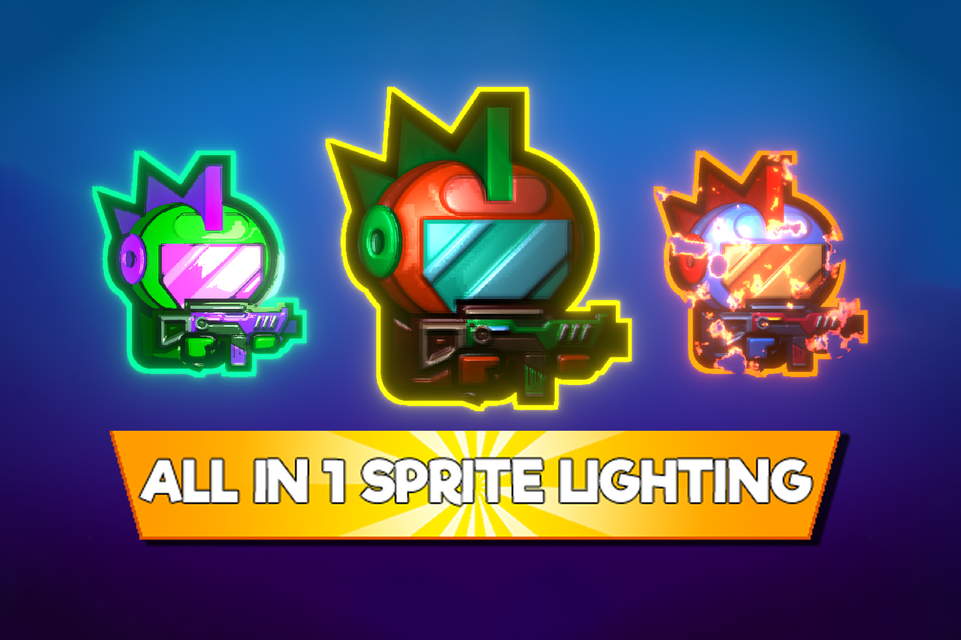 All In 1 Sprite Lighting for Unity - Demo by GeriBP