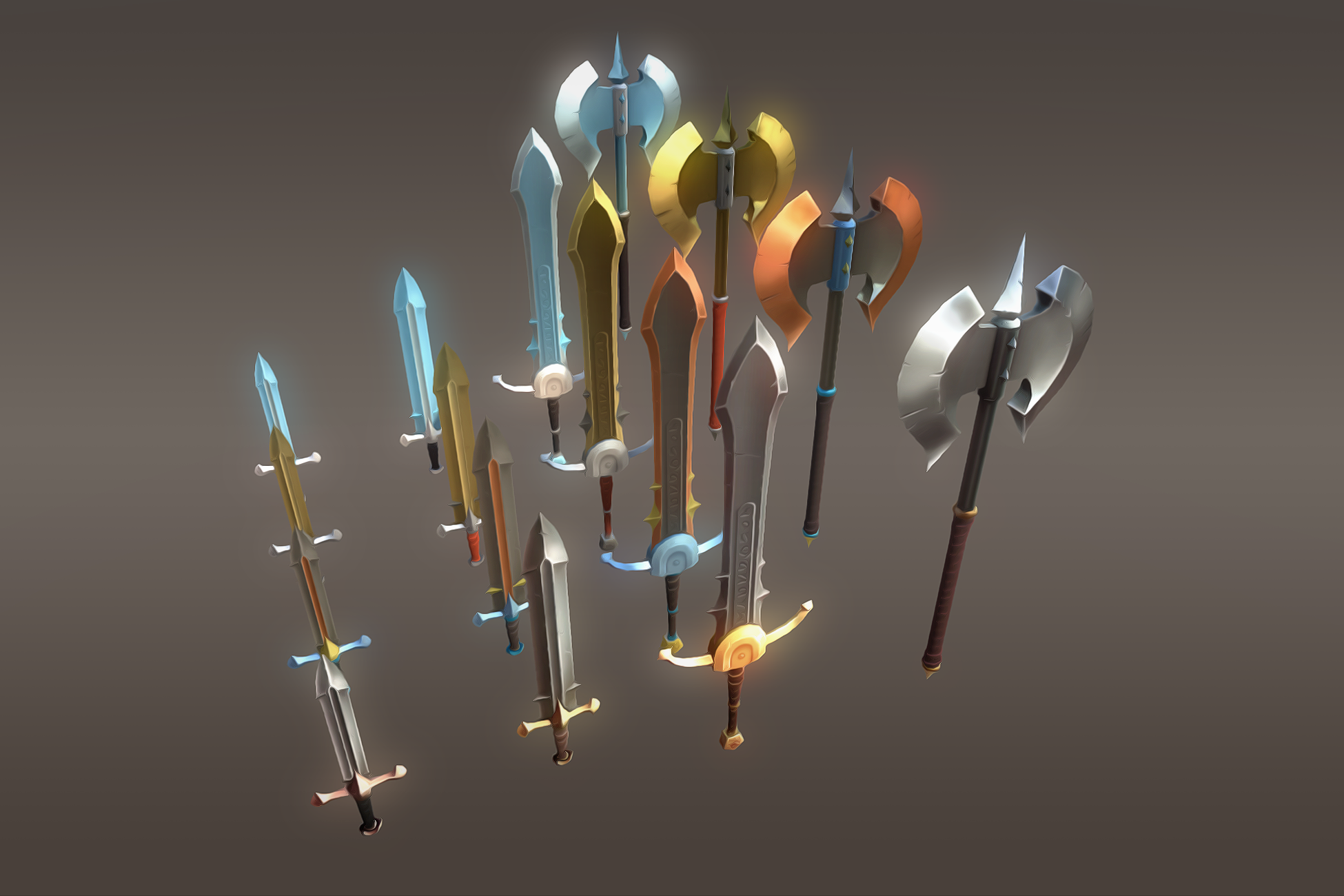 Weapons + Customisable Shaders by RRFreelance