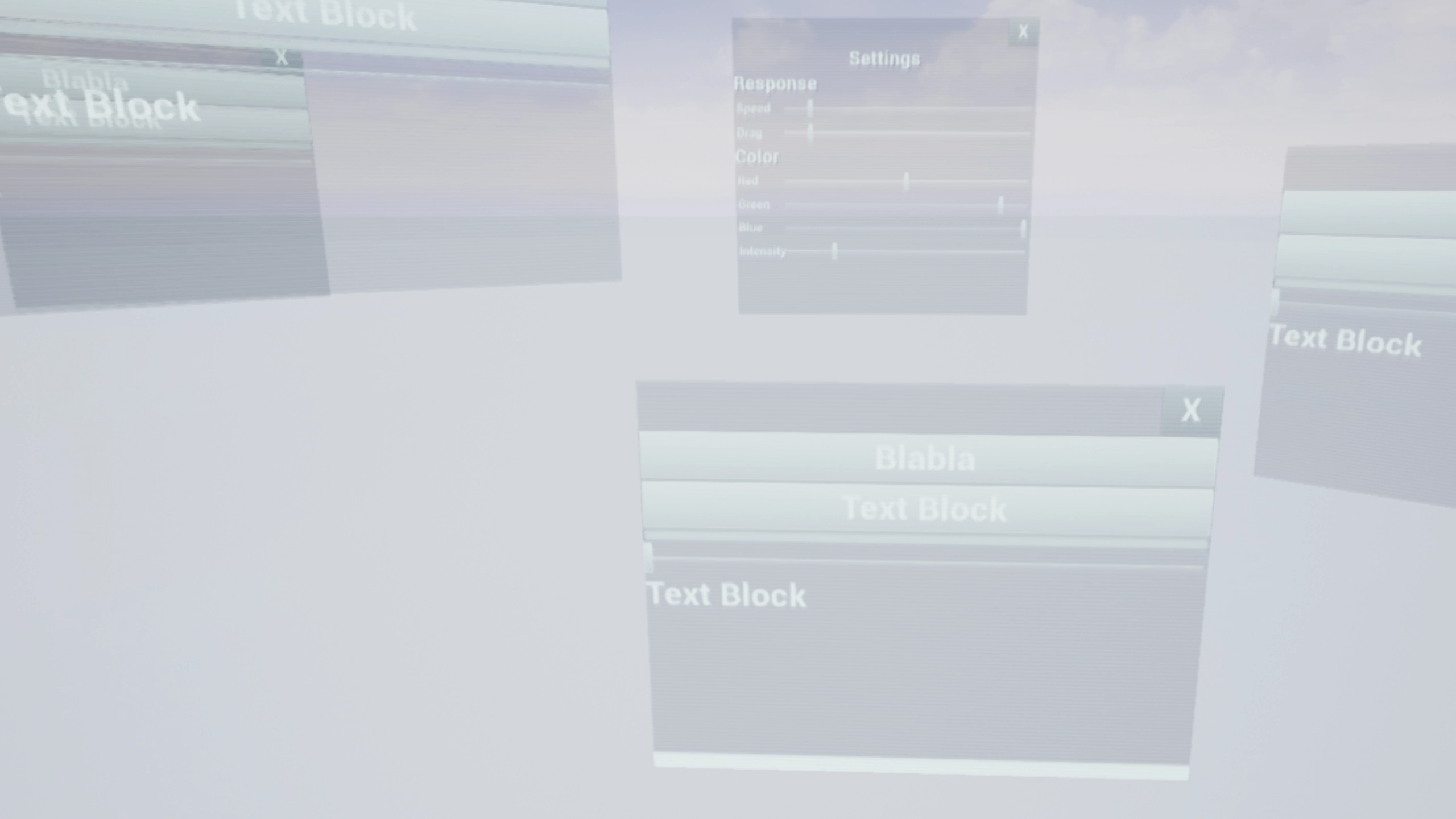 VR Circular HUD Showcase by Gabeee