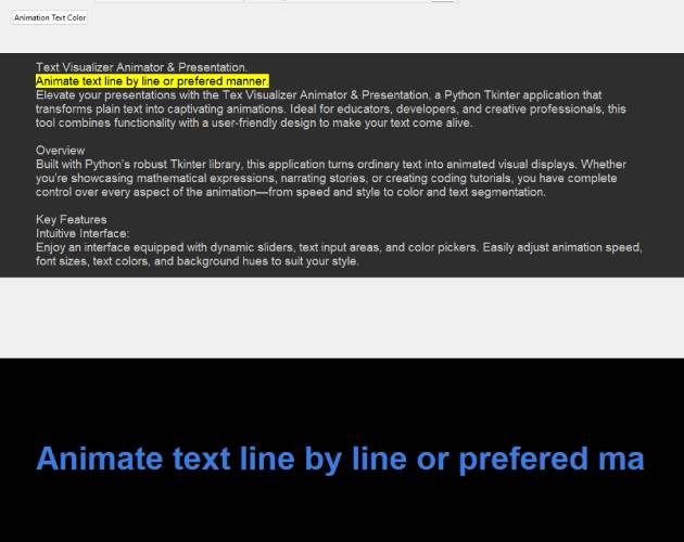 Text Visualizer Animator and Presentation by capericonic