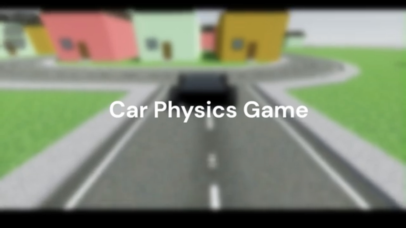 Car Physics Simulator by @Pear_CatDev