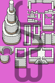 Old Ruins tileset with 149 tiles. by JAB