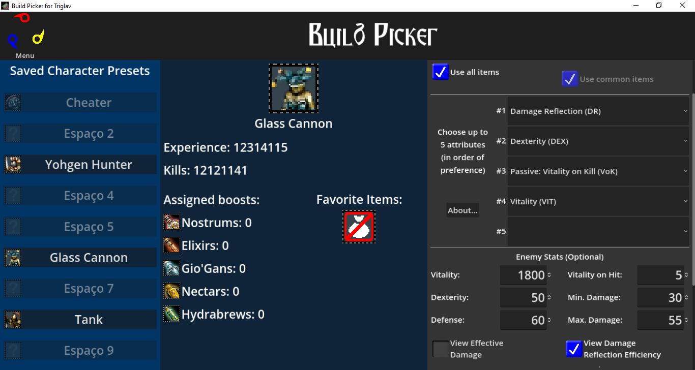 Build Picker for Triglav by magomagao