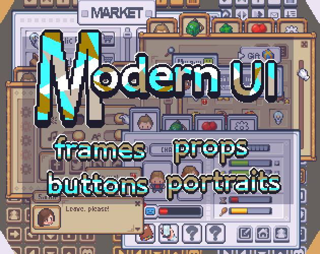 Modern User Interface - RPG asset pack [16x16] by LimeZu