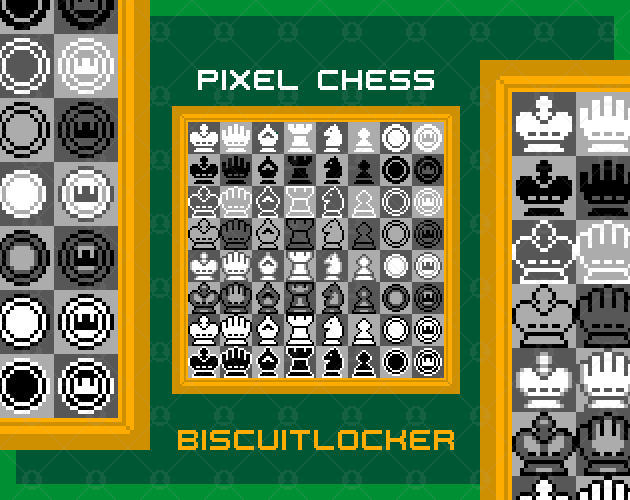 Pixel Chess & Draughts / Checkers Set by biscuitlocker