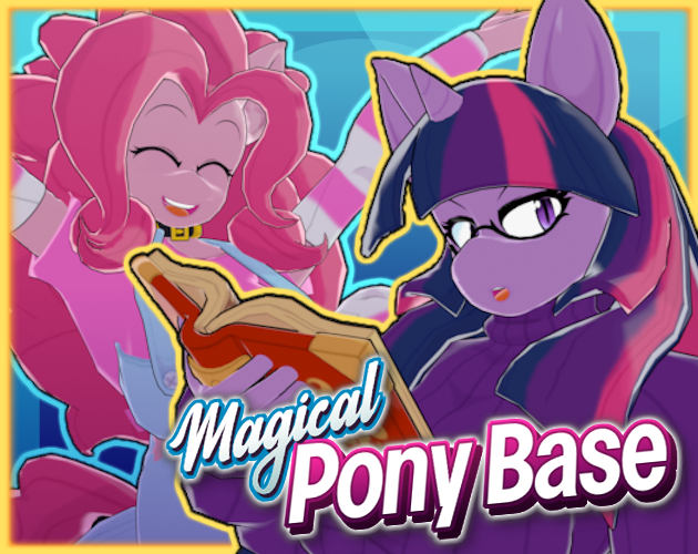 Magical Pony Base [VRChat Avatar] by nonarycubed